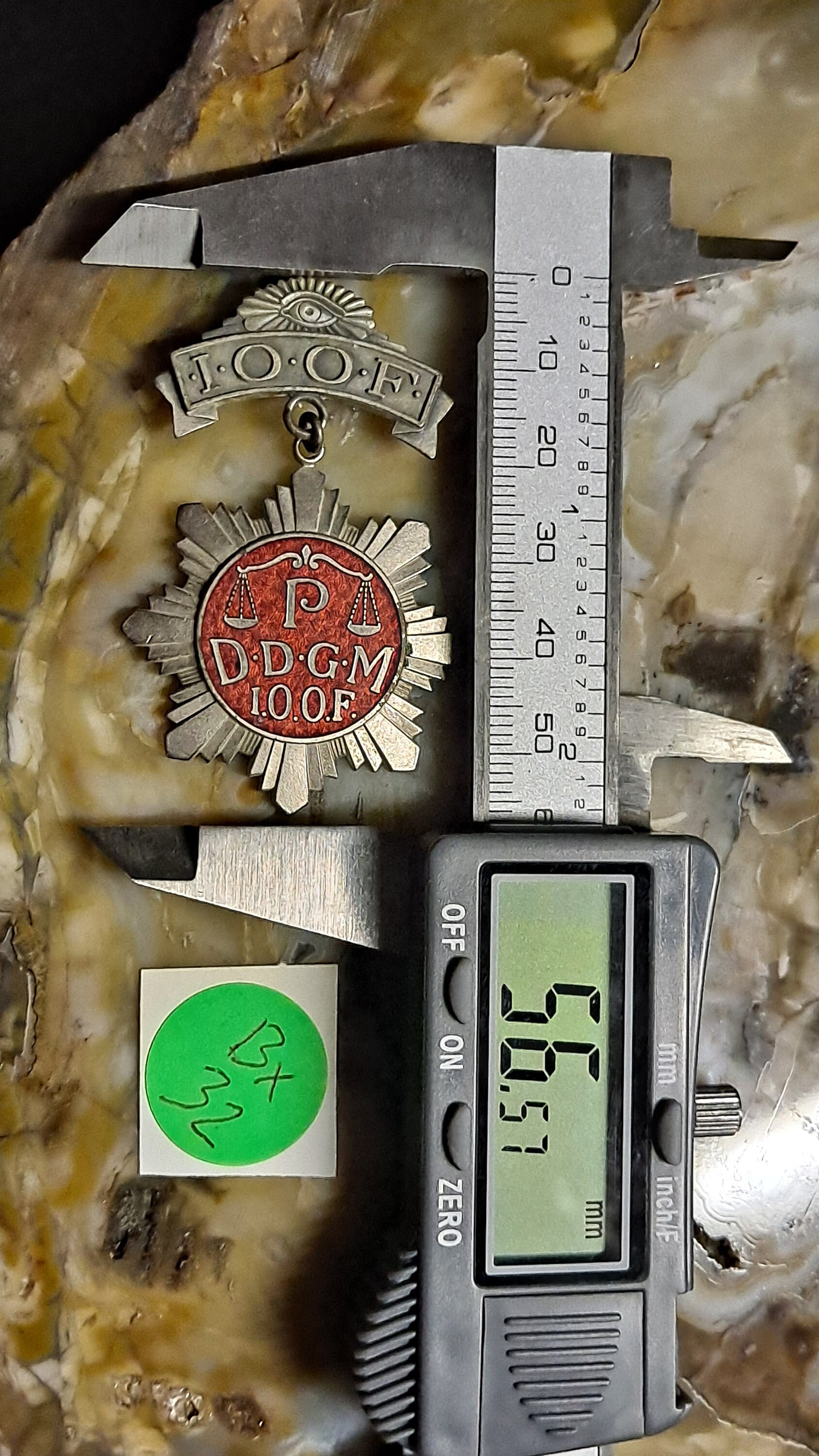 Antique ODD FELLOWS IOOF district Deputy Grand Master Uniform Medal - Etsy