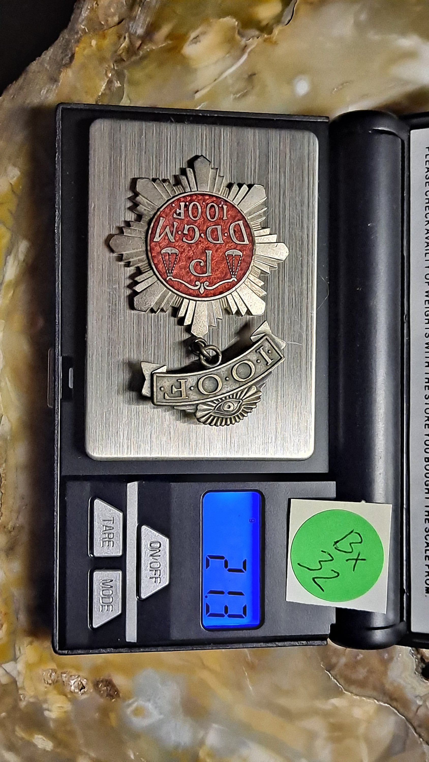 Antique ODD FELLOWS IOOF district Deputy Grand Master Uniform Medal - Etsy