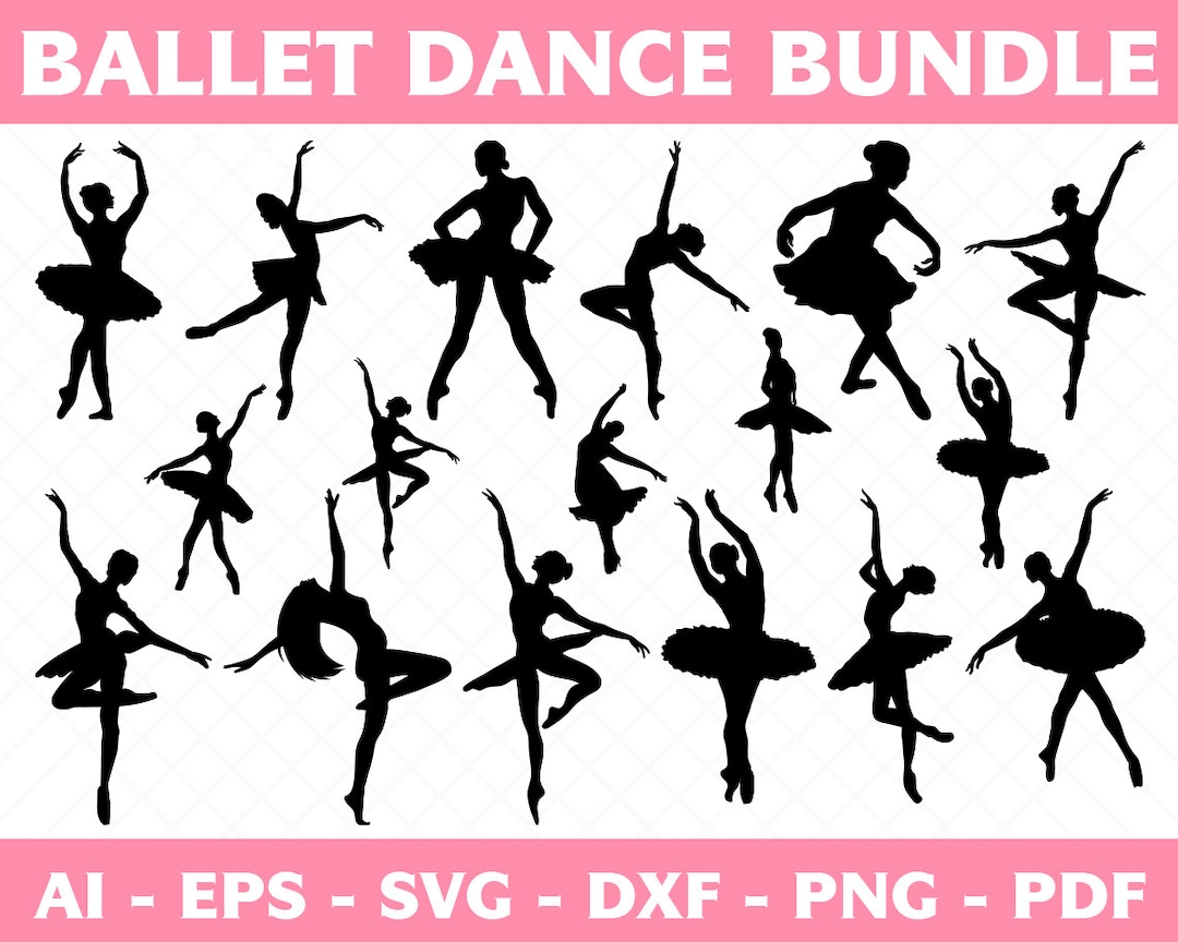 Ballet SVG Bundle, Ballet Dancer Svg, Ballerina Svg, Ballerina Cut File ...