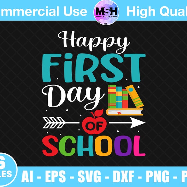 First Day of School Svg - Etsy