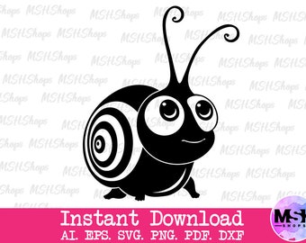 Snail SVG, Snail PNG, Snail Vector, Snail Clipart, Excargot Svg, Snail ...