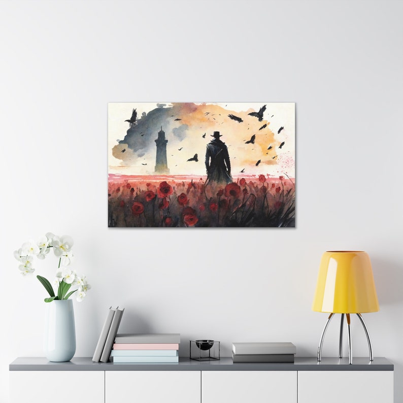 The Dark Tower, Landscape Watercolor Painting, Stephen King, Fantasy ...