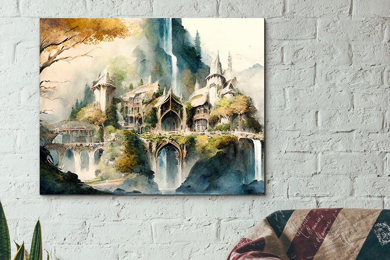 Rivendell Lord of the Rings Art, Fantasy Art, JRR Tolkien, Elves ...