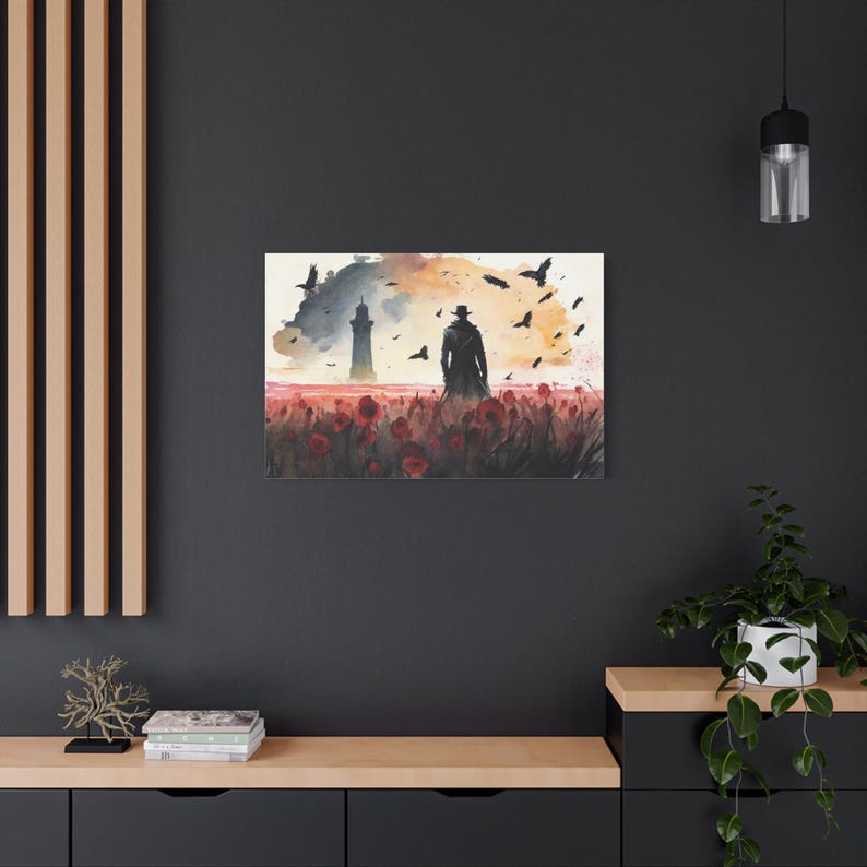 The Dark Tower, Landscape Watercolor Painting, Stephen King, Fantasy ...
