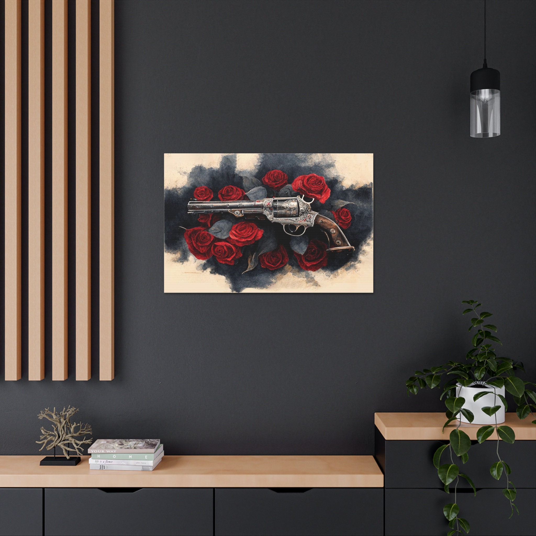 The Dark Tower Roland's Revolver Watercolor Painting - Etsy