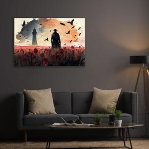 The Dark Tower, Landscape Watercolor Painting, Stephen King, Fantasy ...