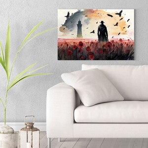 The Dark Tower, Landscape Watercolor Painting, Stephen King, Fantasy ...
