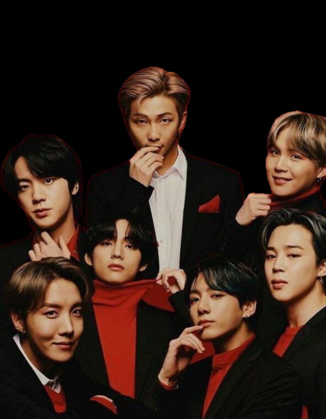 BTS PNG Group Images - Etsy