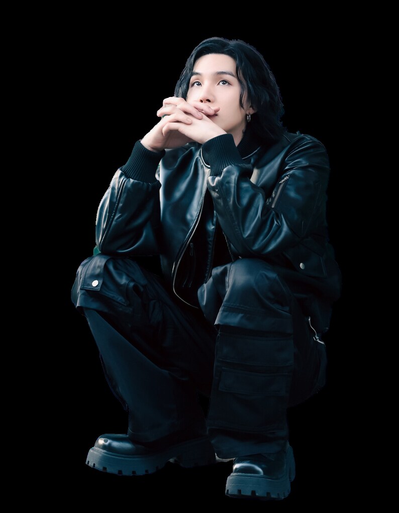 Suga BTS png fondo transparente - Etsy México