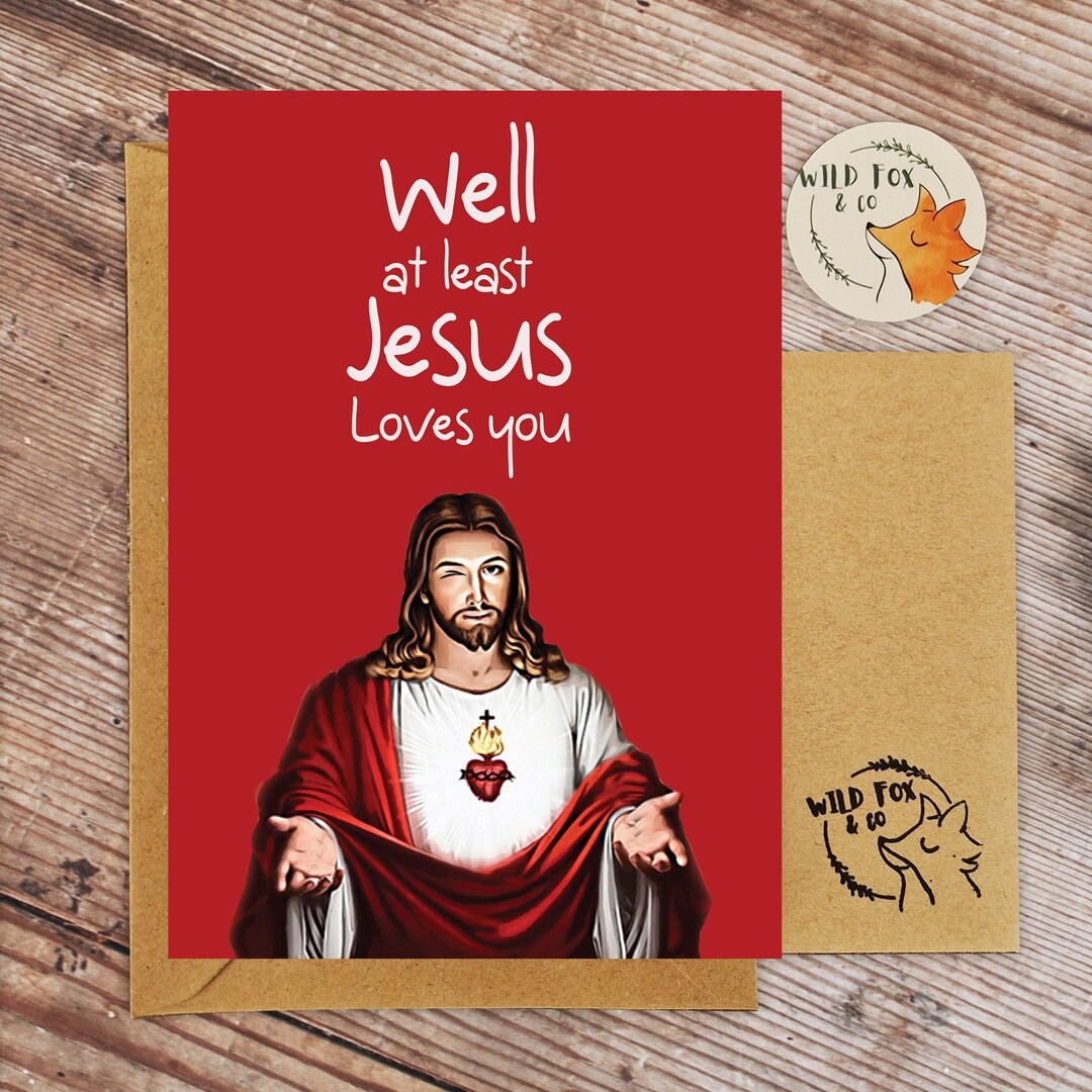 Jesus Valentines/anniversary Card! Jesus Loves You! - Etsy