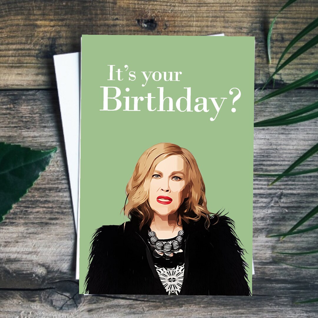 Moire Rose Card Schitt's Creek Birthday Card Funny - Etsy