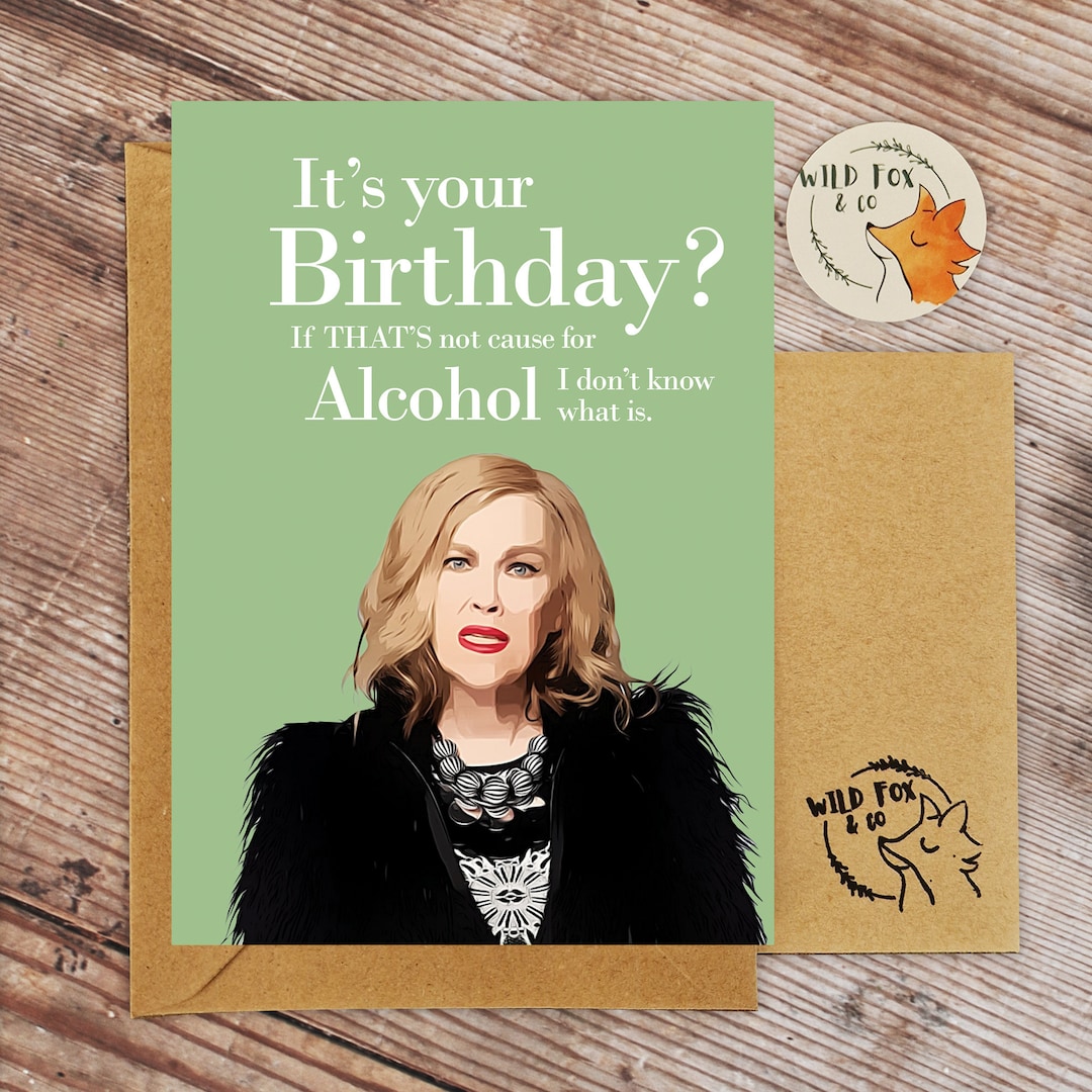 Moire Rose Card Schitt's Creek Birthday Card Funny Card It's Your ...