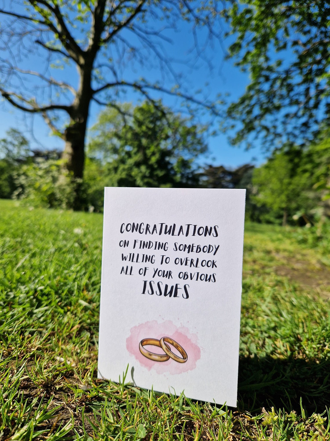 Congratulations on Finding Someone Willing to Overlook Your - Etsy