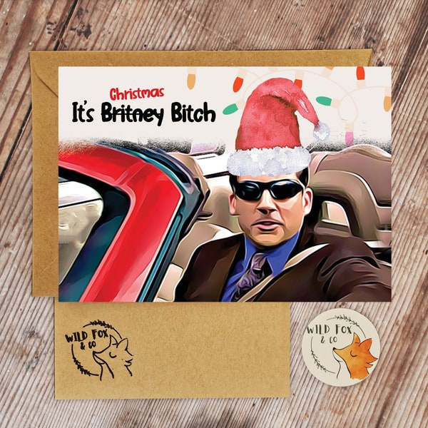 The Office Christmas Card - Etsy