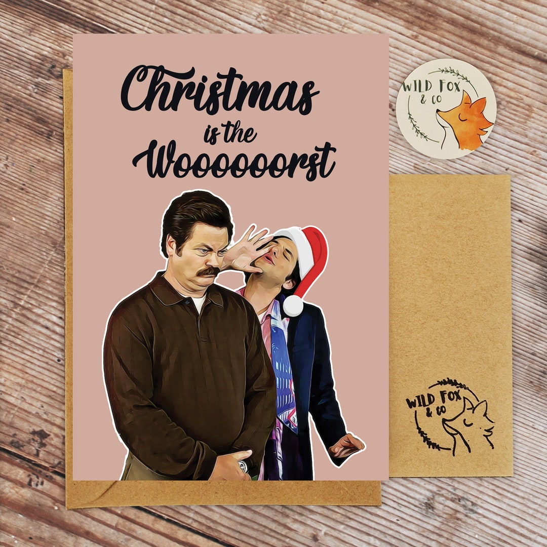 Parks and Rec - Jean Ralphio 'christmas is the Wooooorst ' - Etsy