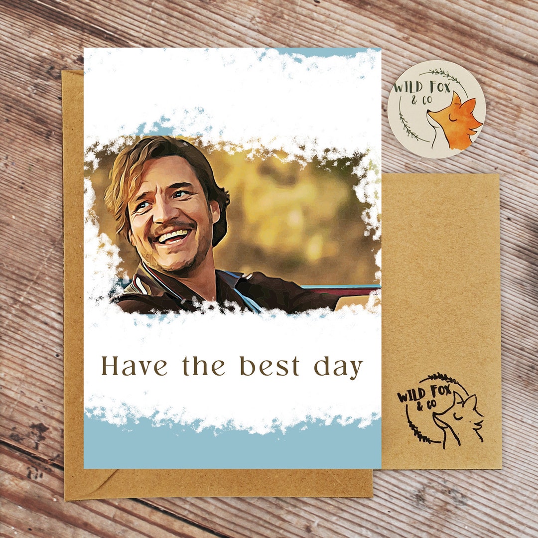 Pedro Pascal Card I Smiling Meme With Nicolas Cage From 'the Unbearable ...