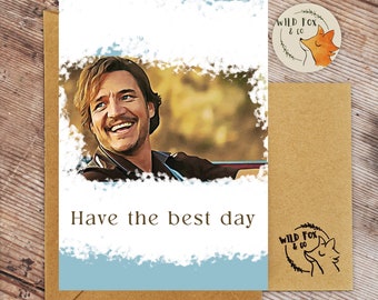 Pedro Pascal Birthday Card - Etsy