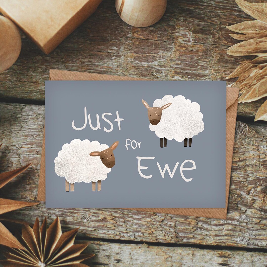 Just for Ewe! Funny Pun Card for Any Occasion! - Etsy