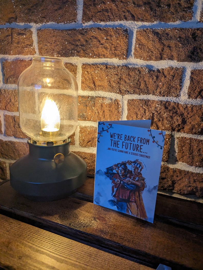 Back to the Future Christmas Card! - Etsy