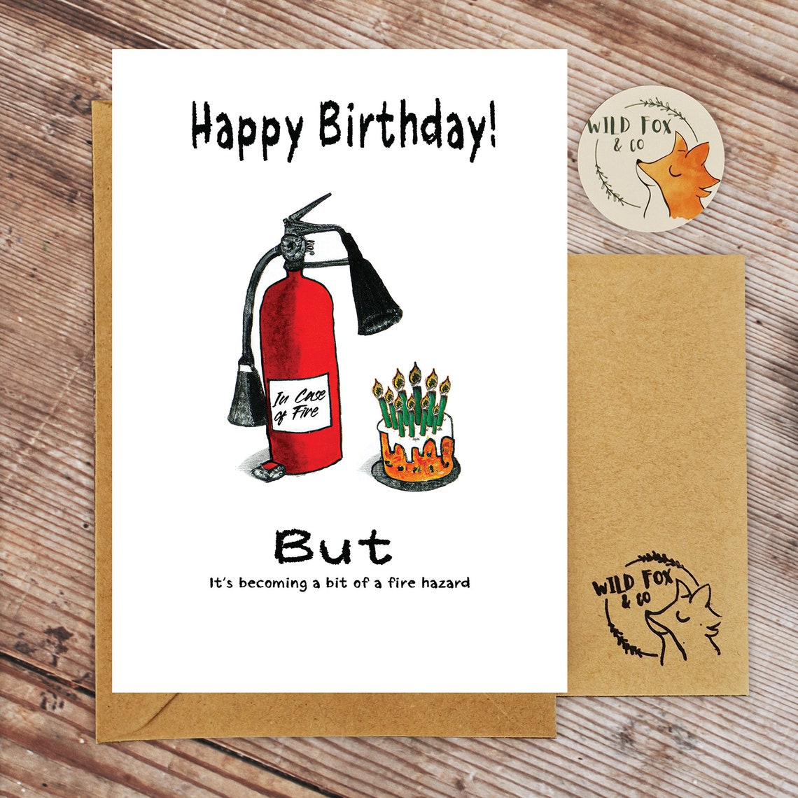 Fire Hazard Birthday! | Your Birthday is Becoming a Fire Hazard - Etsy