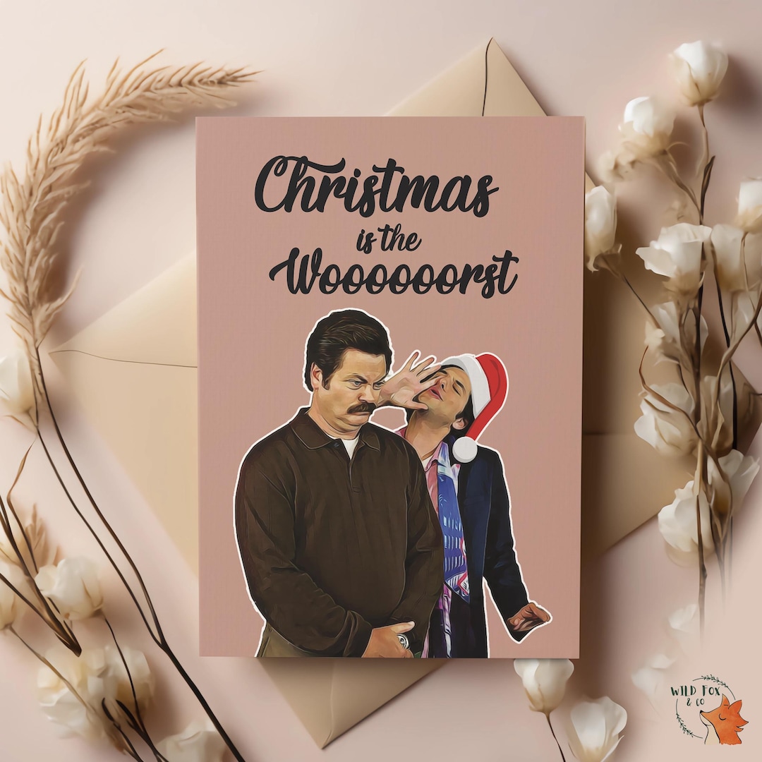 Parks and Rec - Jean Ralphio 'christmas is the Wooooorst ' - Etsy
