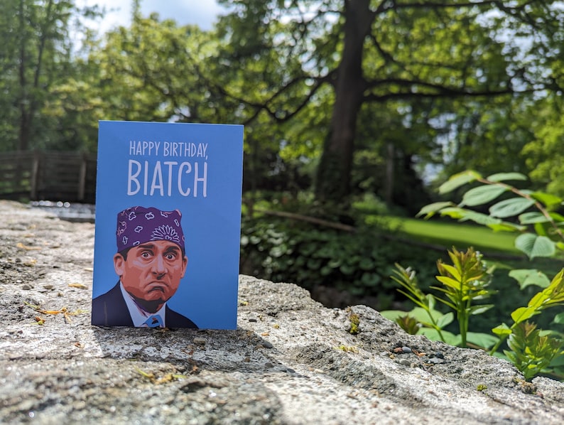 The Office Birthday Card/michael Scott Birthday Card | the Office Gift ...