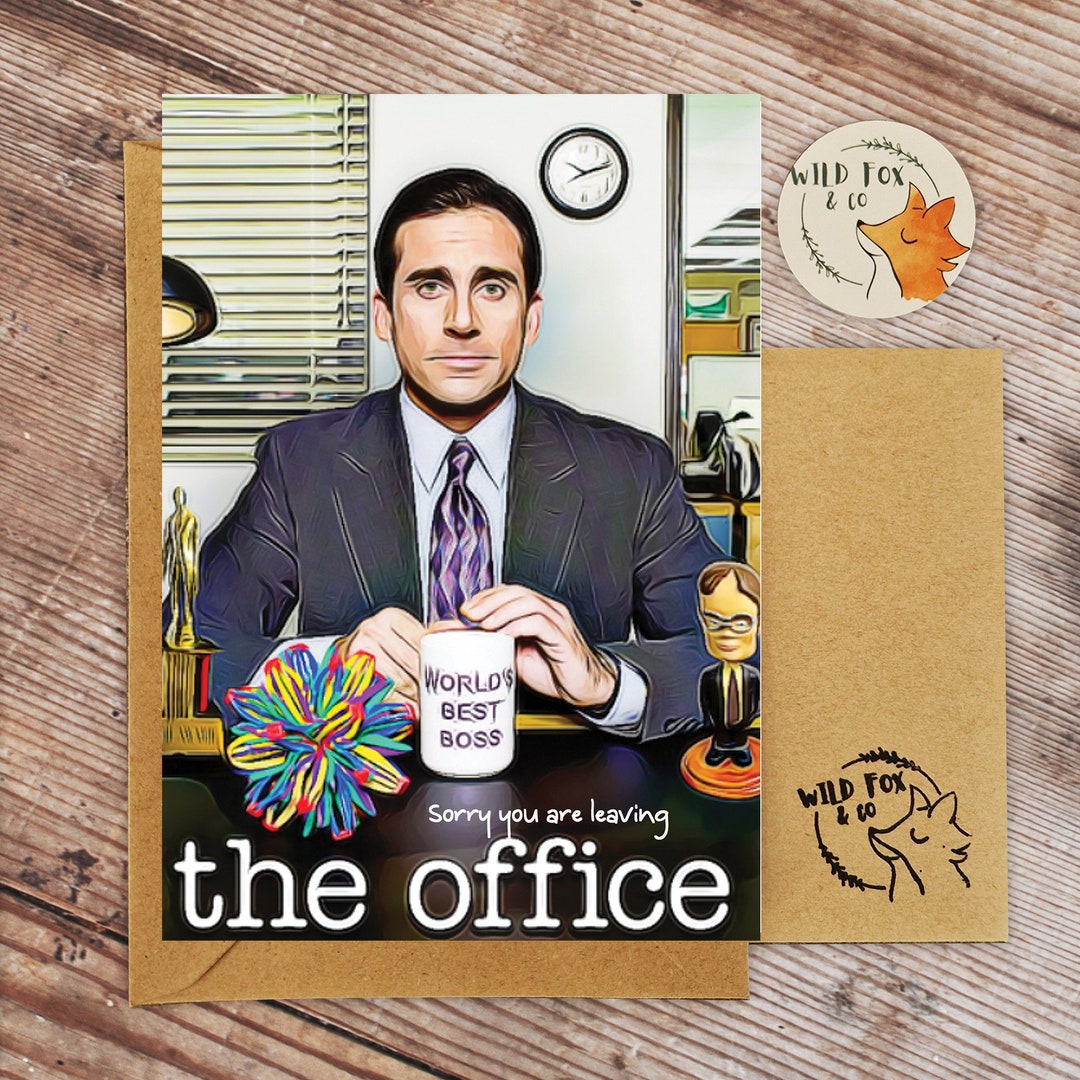 Sorry to See You Leave (the Office), Farewell Card - Etsy
