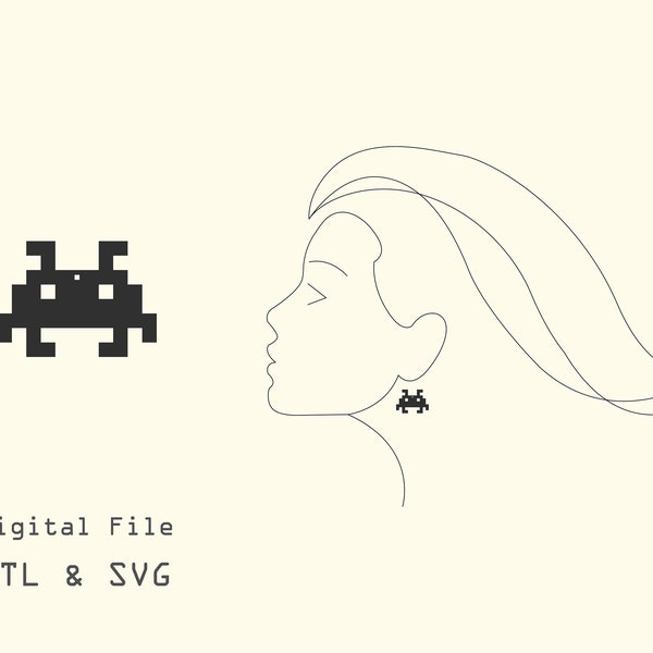 Space Invaders Svg - Etsy