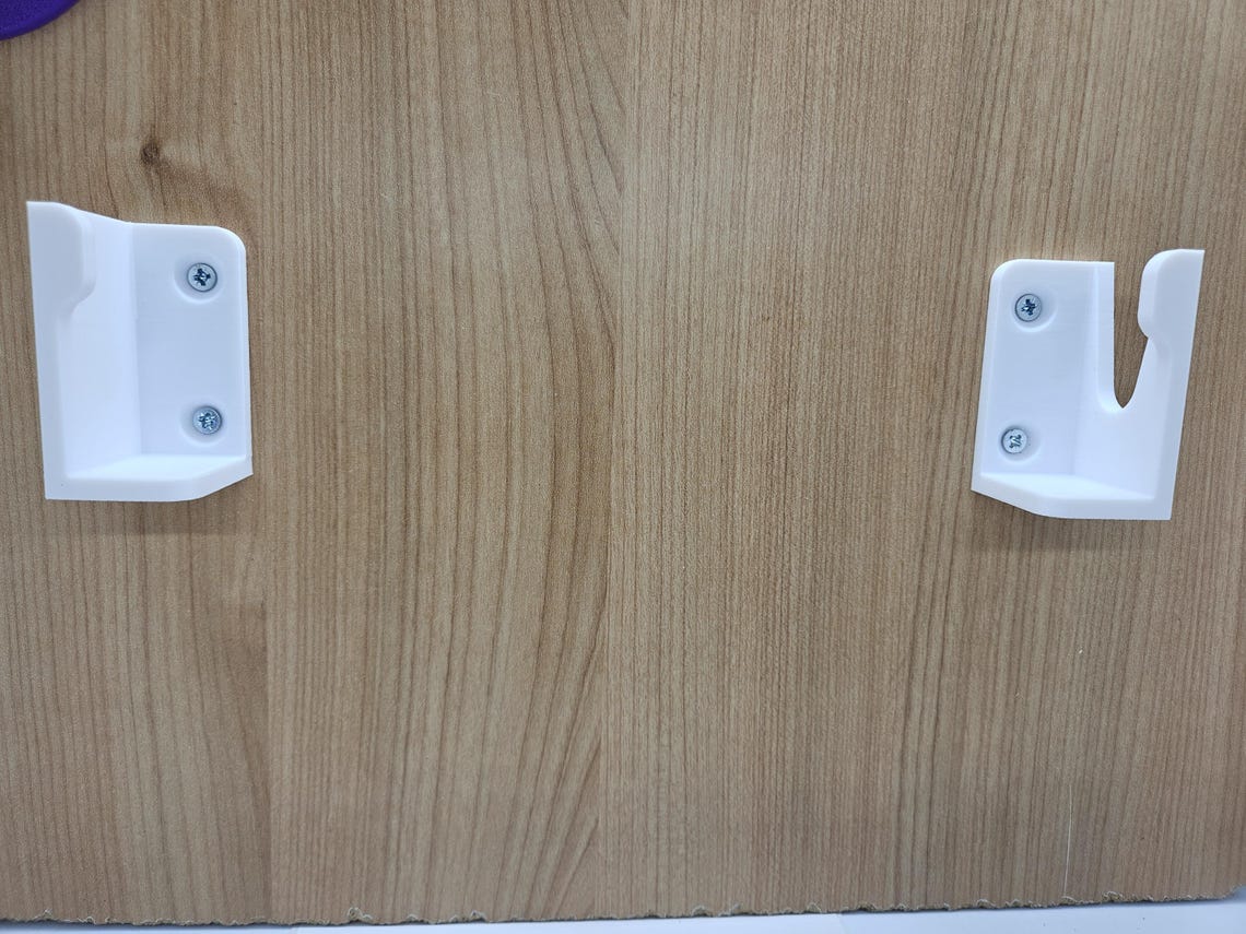 Extension Lead Mounting Brackets: Desk & Wall Cord Organizer (set of 3 ...