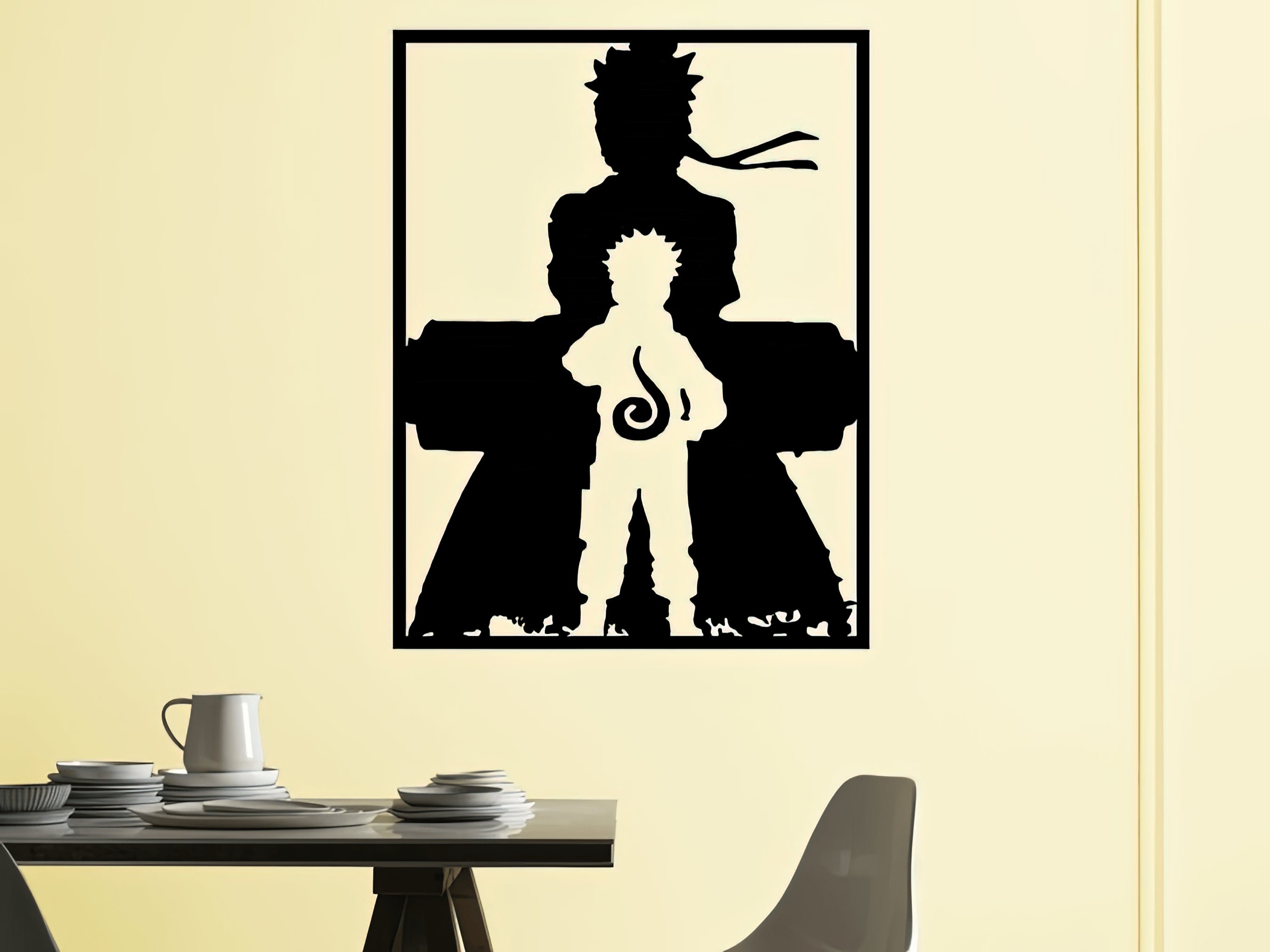 Naruto, Anime, Wall Art Svg, Dxf, Dwg, Png and Pdf Files. Plasma Cut ...