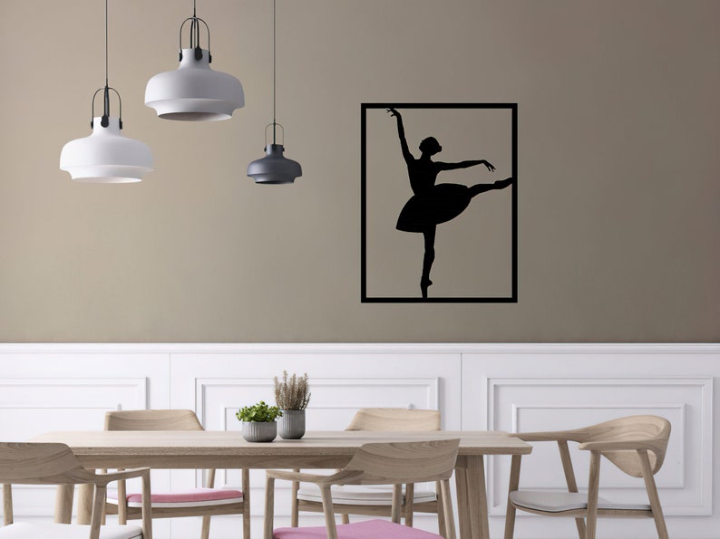 Ballet Dancer, Wall Art Svg, Dxf, Dwg, Png and Pdf Files. Plasma Cut ...