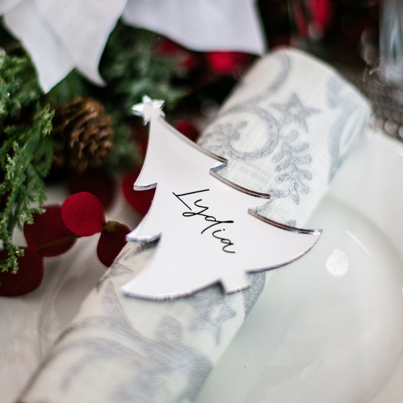 Christmas Name Tag - Etsy