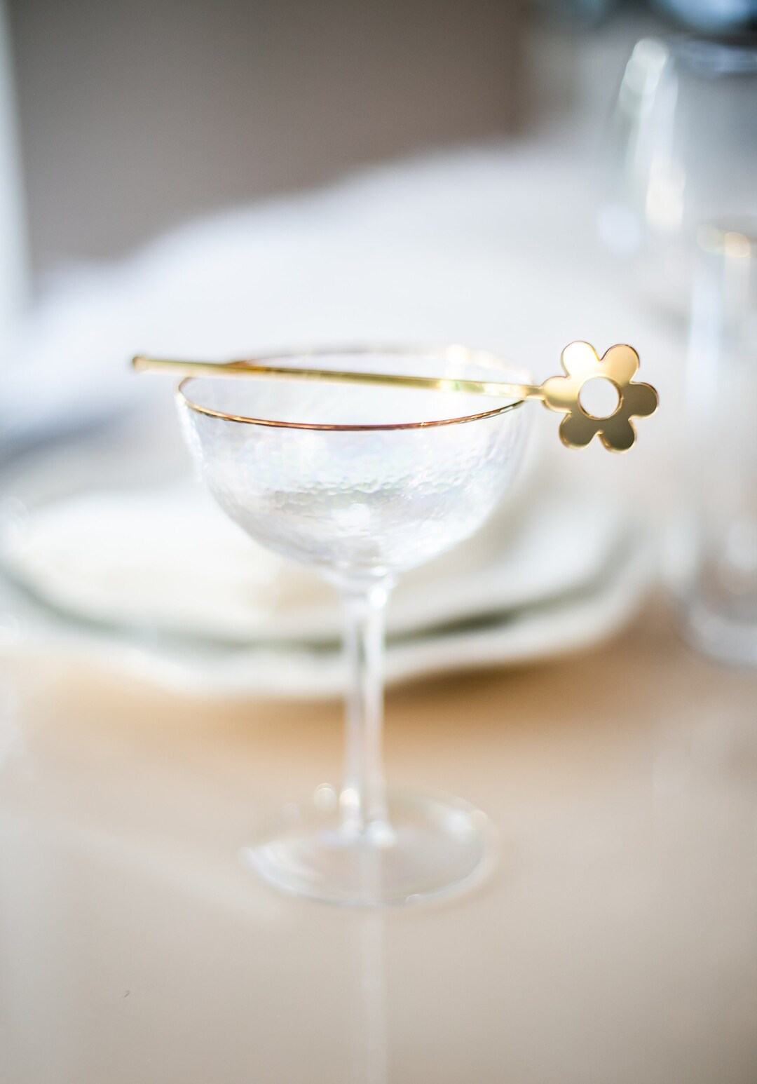 Party Stir Sticks Flower Power Groovy Shape Swizzle Stick Cocktail ...