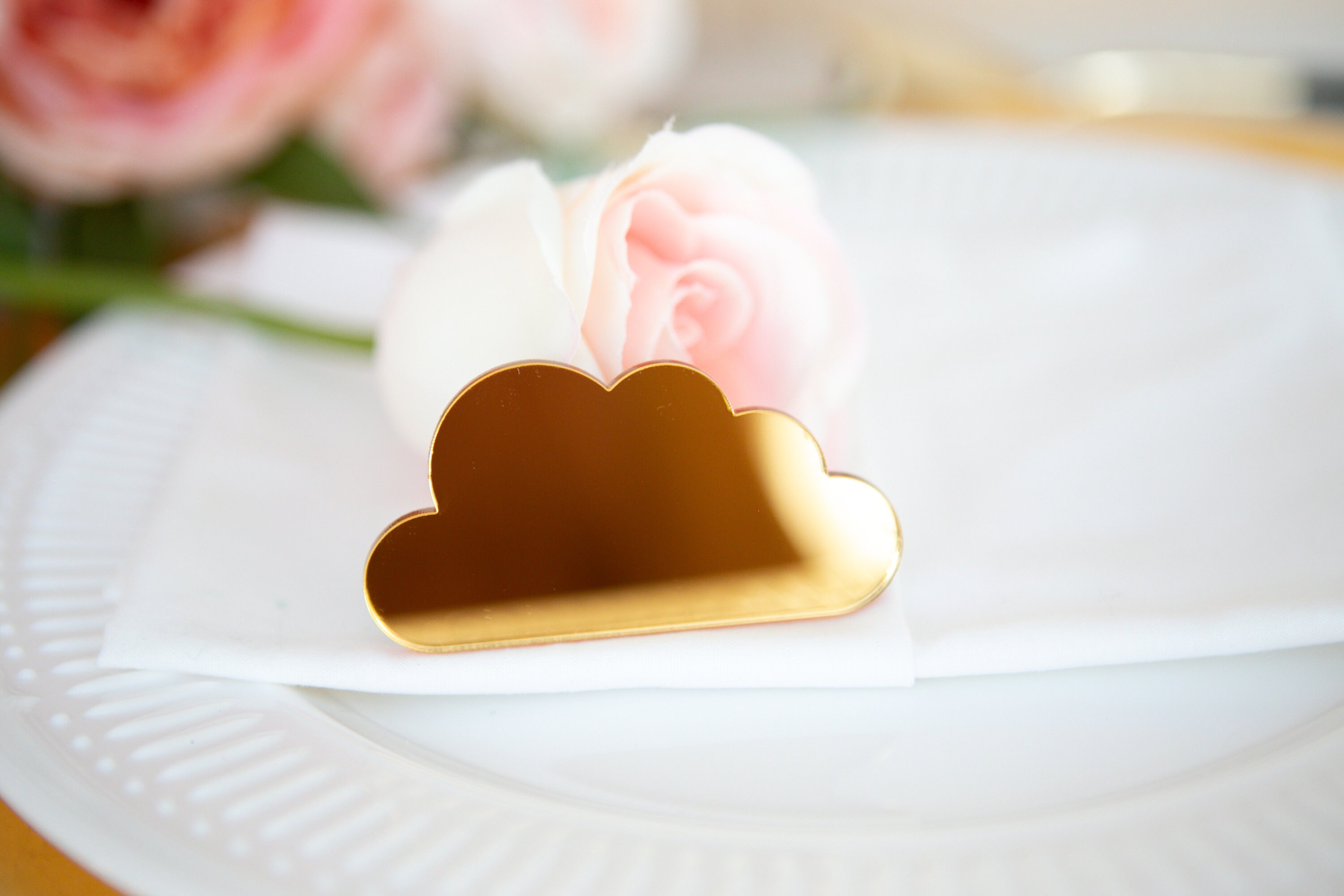 Cloud Name Place Card Name Tag Charms Party Favor Name Card - Etsy