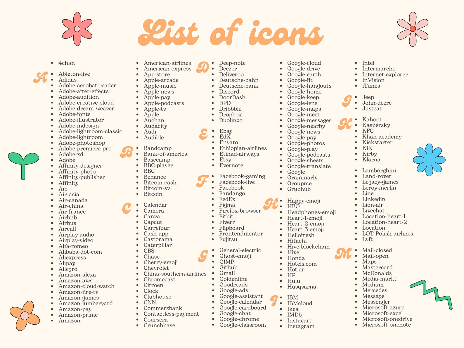 1900 Spring Summer App Icon Pack, Cute Doodle App Icons Widgets and ...