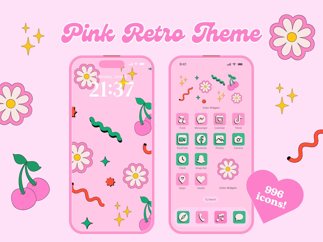 900 Retro Ios Icons, Cute Icon Set, Ios Ios14 Ios15, Ipad, iPhone Icons ...