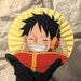 8in Circle Luffy - Etsy