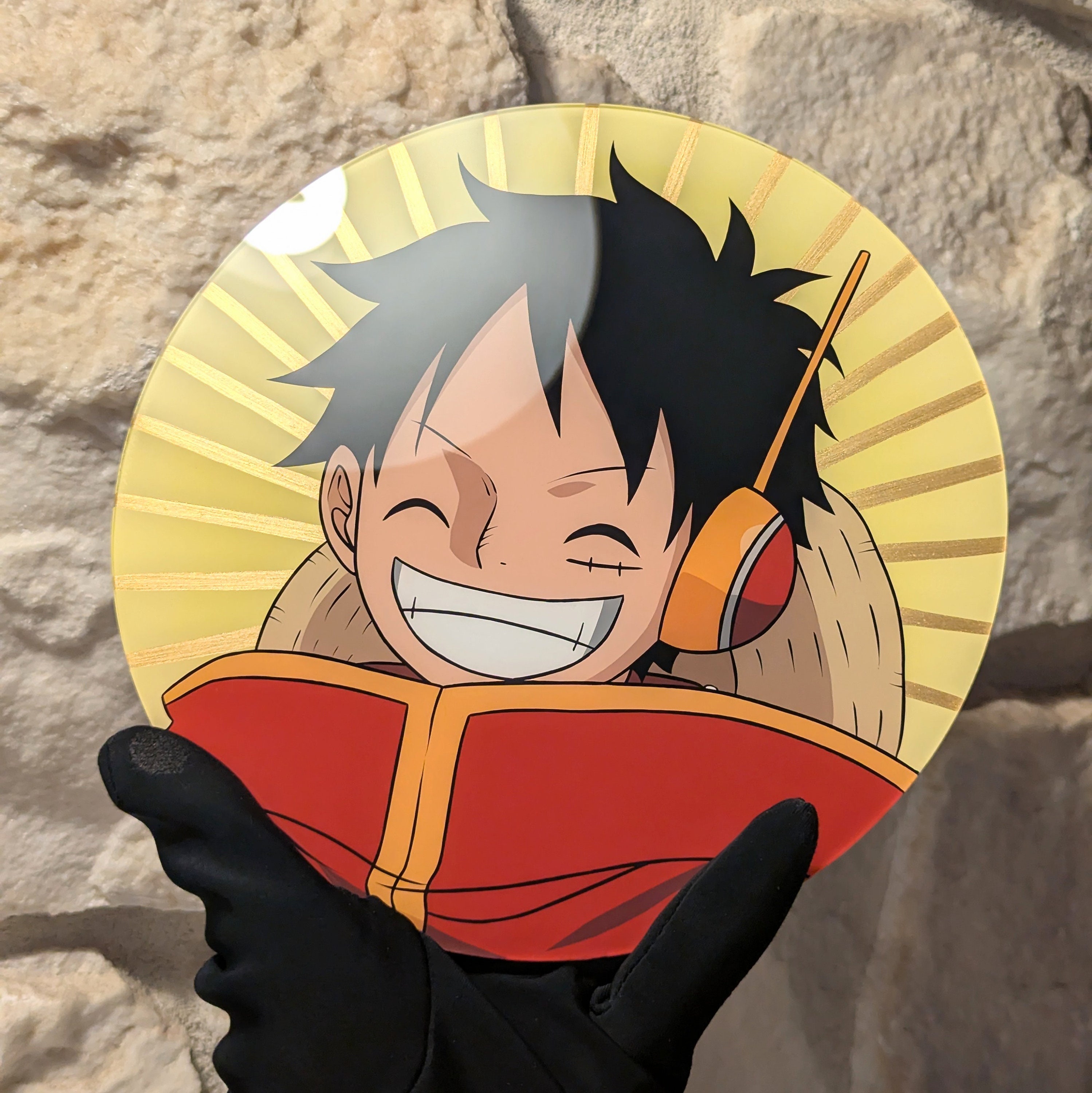 8in Circle Luffy - Etsy