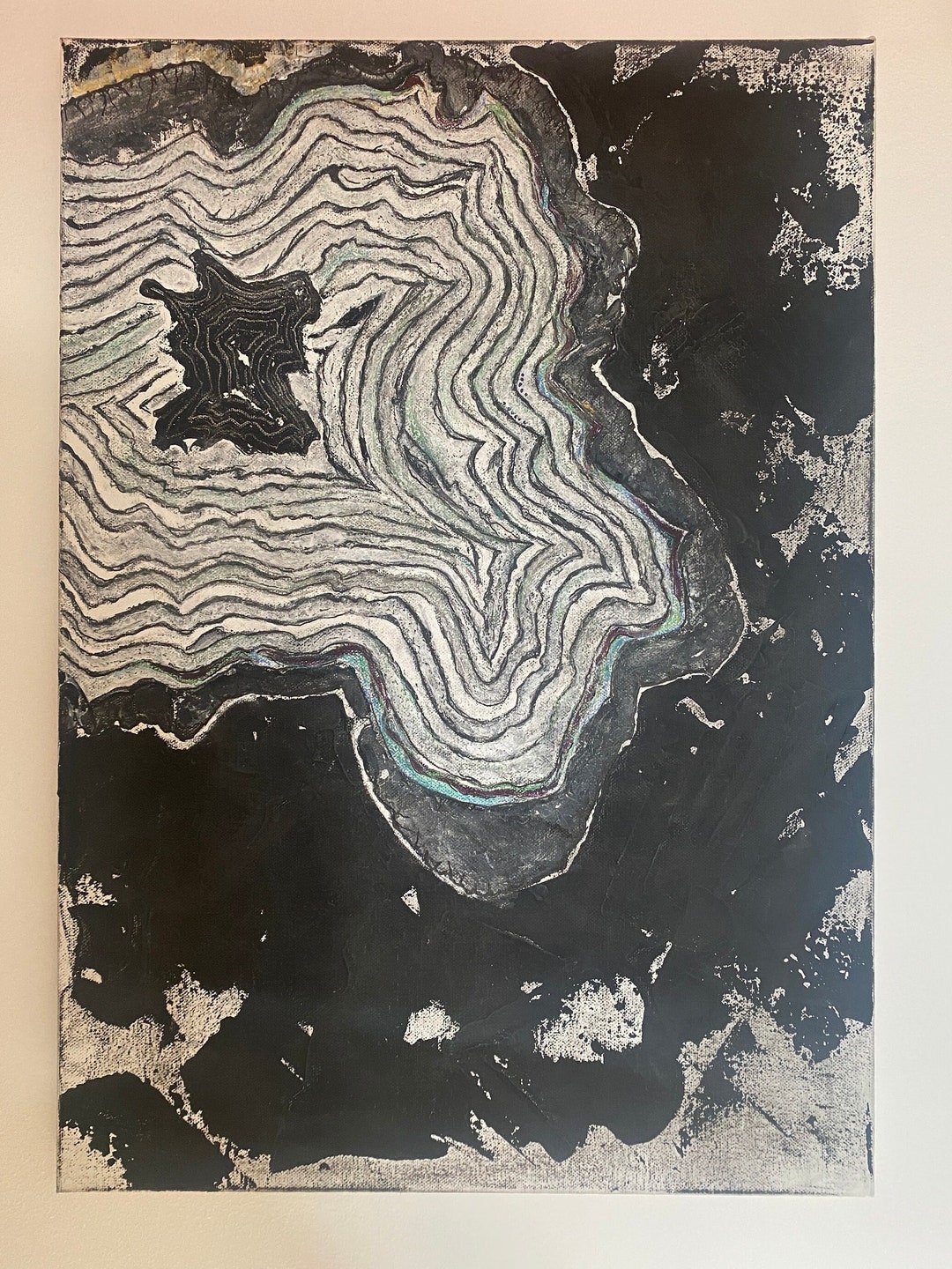 Tree Stump Art Original - Etsy