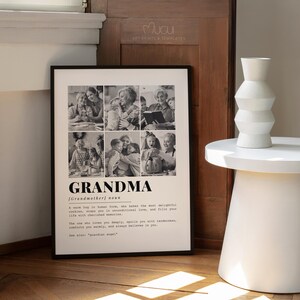 Grandma Definition Template. Customizable & Printable Photo Collage ...