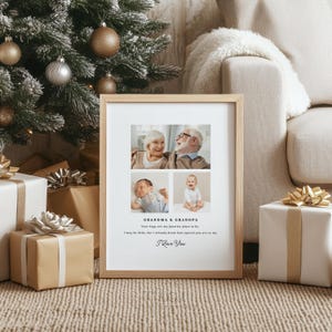 Grandparents Photo Gift Template: Customizable & Printable Photo ...