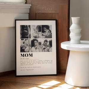 Mom Definition Template: Customizable & Printable Photo Collage. Mom ...
