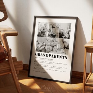 Grandparents Definition Template, Customizable & Printable Photo ...
