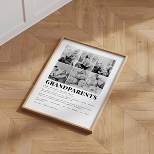 Grandparents Definition Template, Customizable & Printable Photo ...