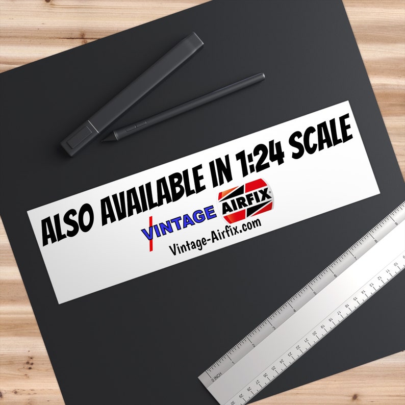 Vintage Airfix 'available in 1:24 Scale' Bumper Sticker - Etsy