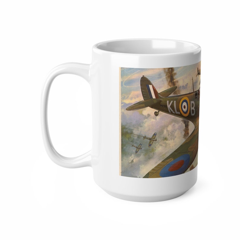 Vintage Airfix Spitfire 1a 1:24 Scale Box Art Ceramic Coffee Cups, 11oz ...