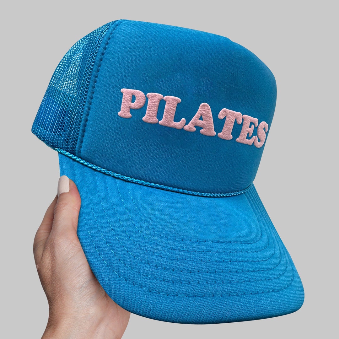 Pilates Puff Print Trucker Hat, Pilates Cap, Pilates Hat - Etsy