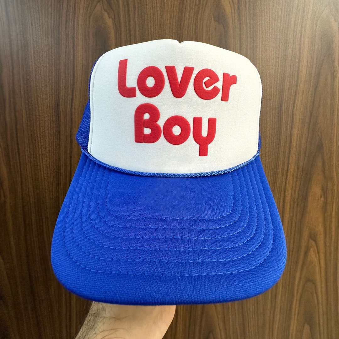 Lover Boy Puff Print Trucker Hat, Lover Boy Hat - Etsy