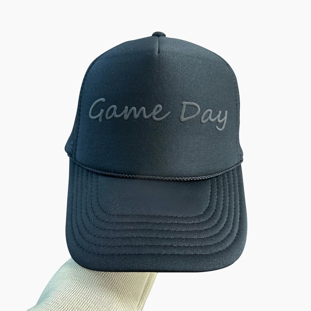 Game Day Hat, Game Day Puff Print Trucker Hat, Game Day Cap - Etsy