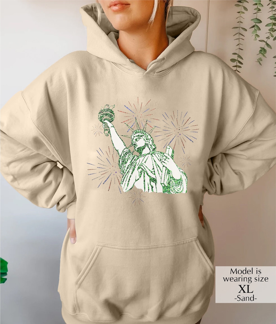 Statue of Liberty Hoodies New York City Hooded Sweatshirt - Etsy